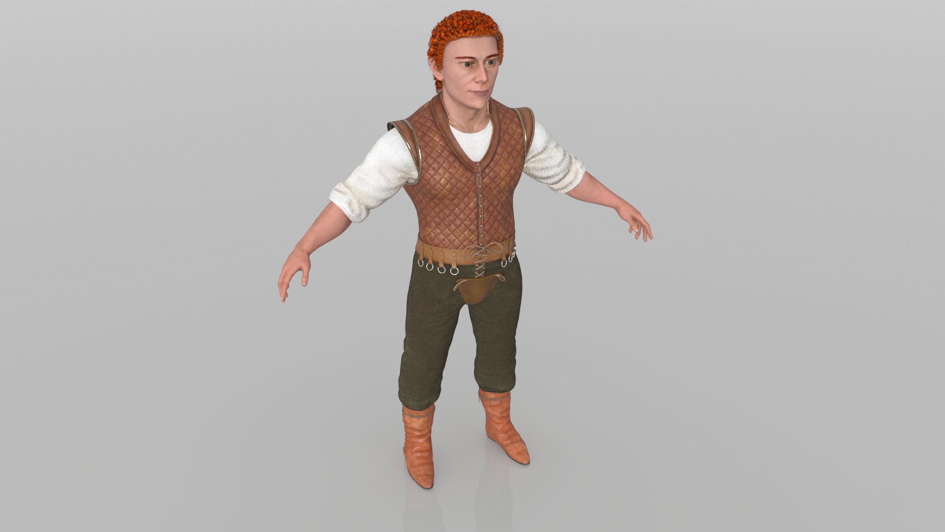 3D Halfling The Peasant - TurboSquid 1837031