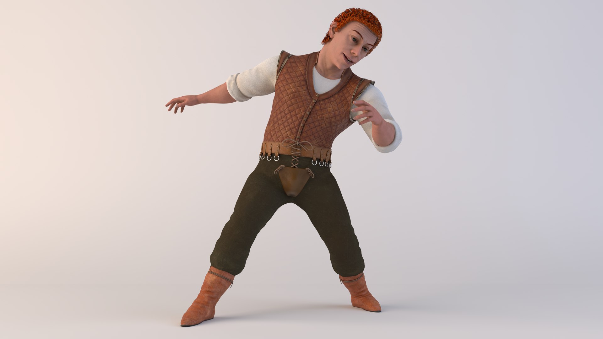 3D Halfling The Peasant - TurboSquid 1837031