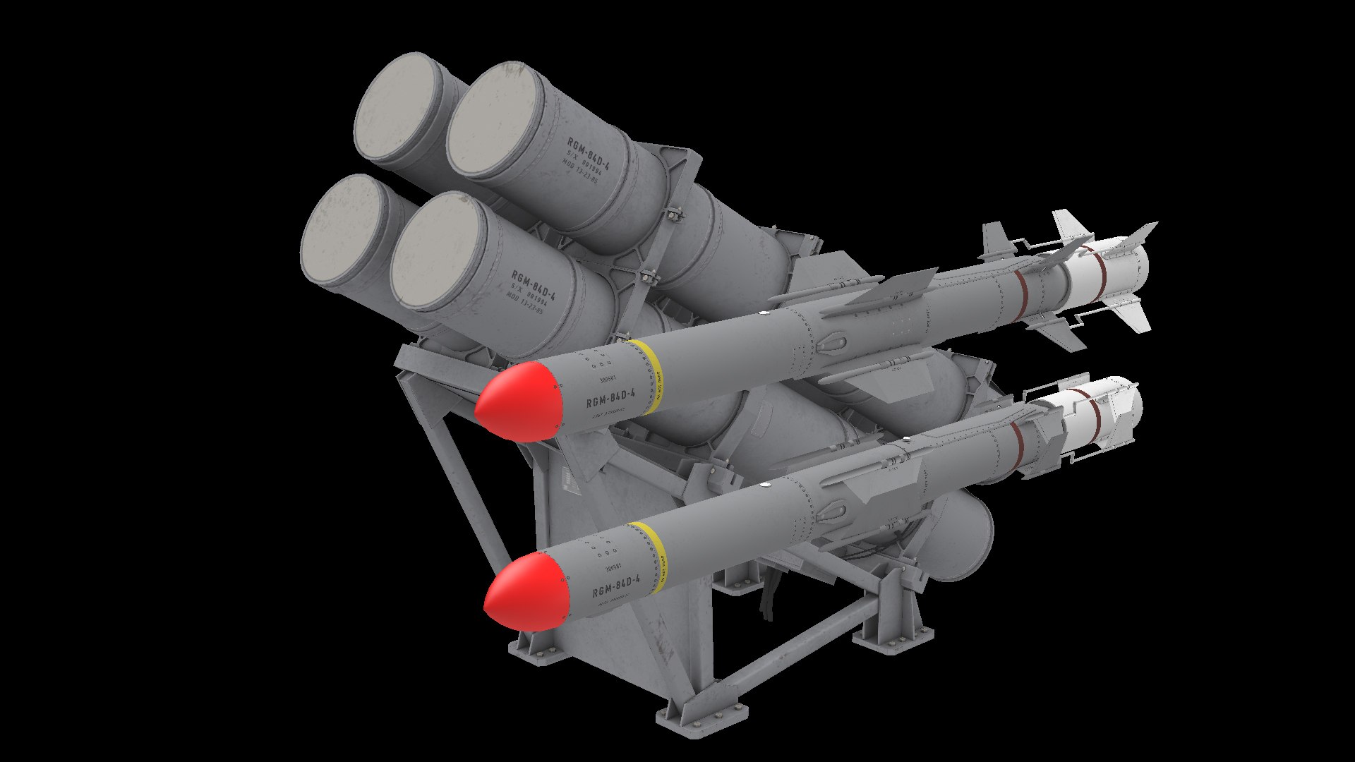 3D MK 141 Launcher And RGM 84 - TurboSquid 1975802