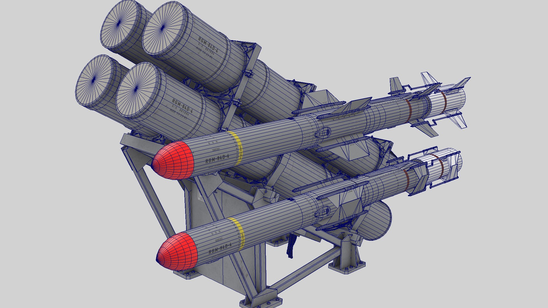 3D MK 141 Launcher And RGM 84 - TurboSquid 1975802