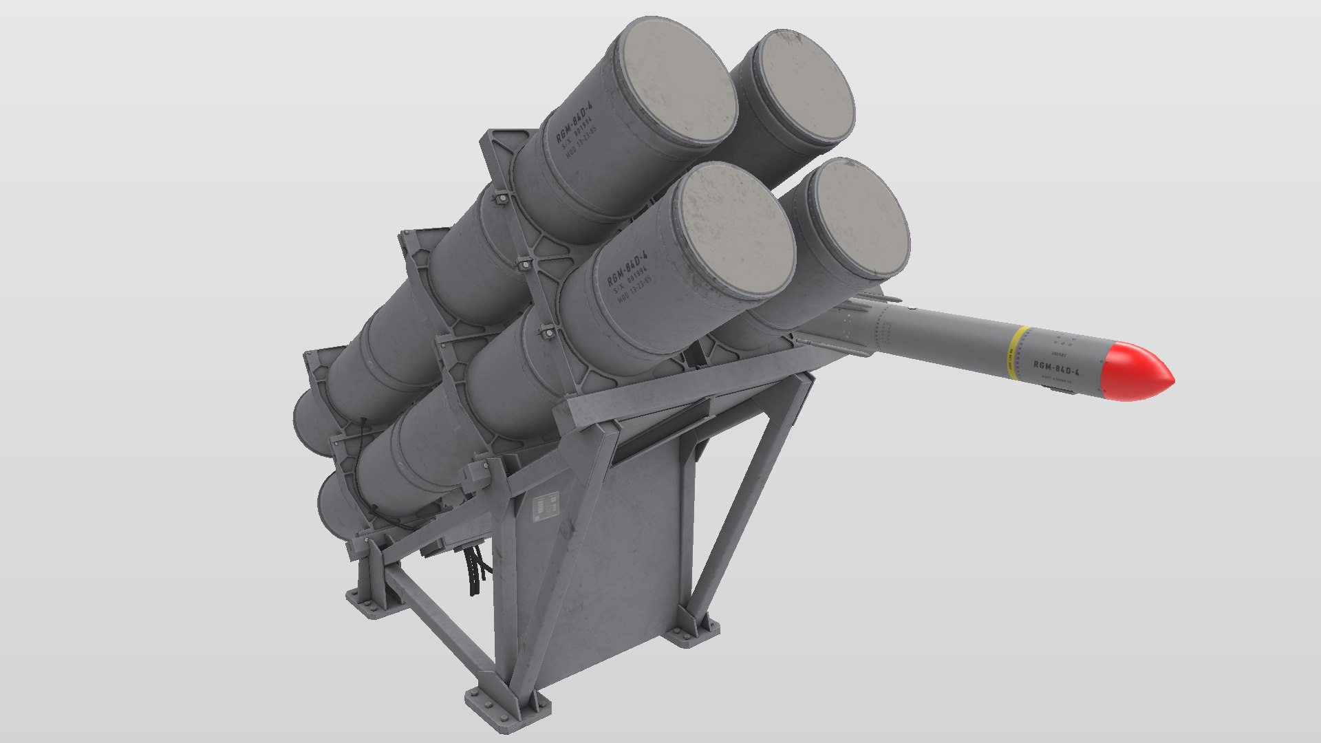 3D MK 141 Launcher And RGM 84 - TurboSquid 1975802