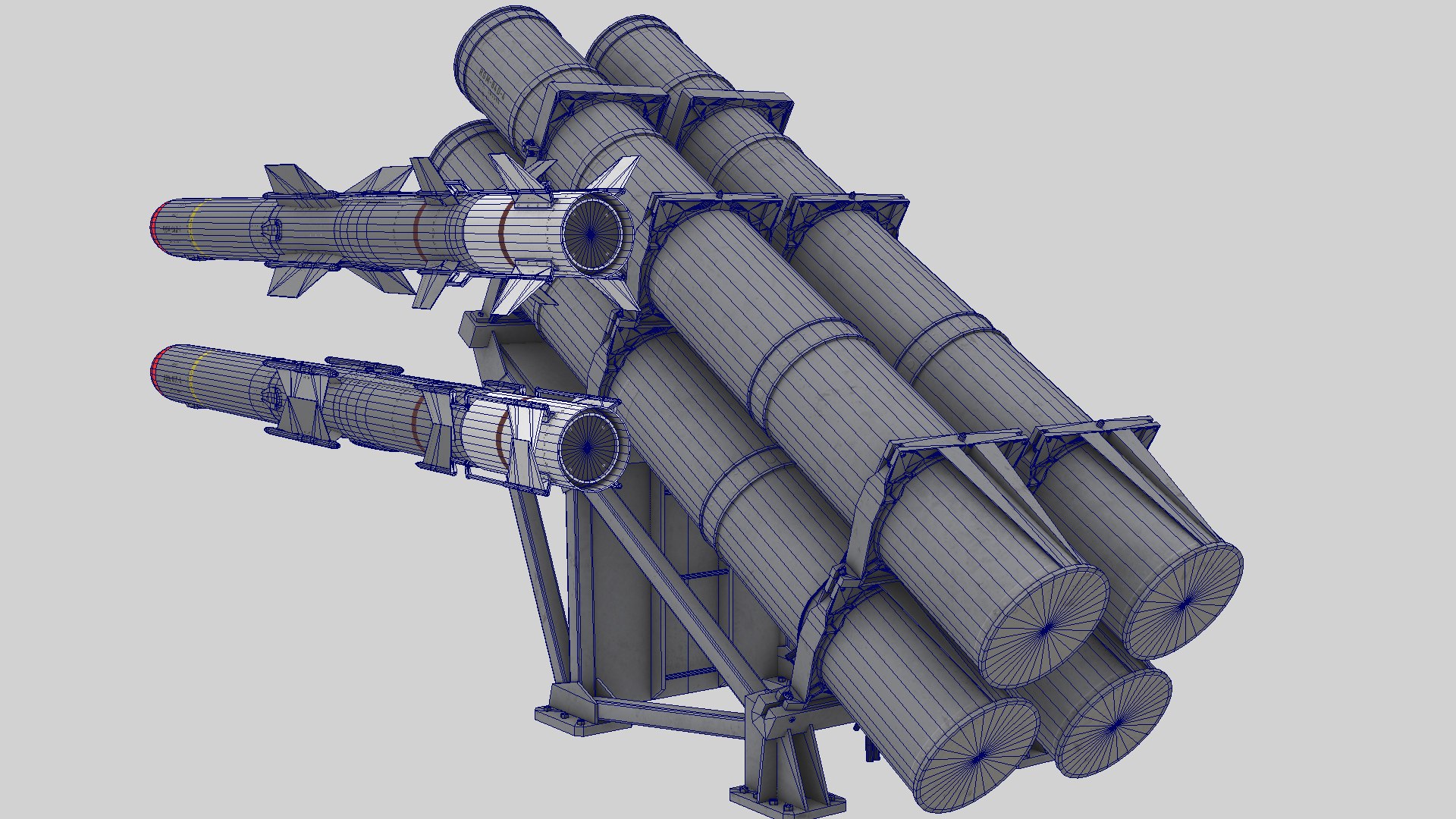3D MK 141 Launcher And RGM 84 - TurboSquid 1975802