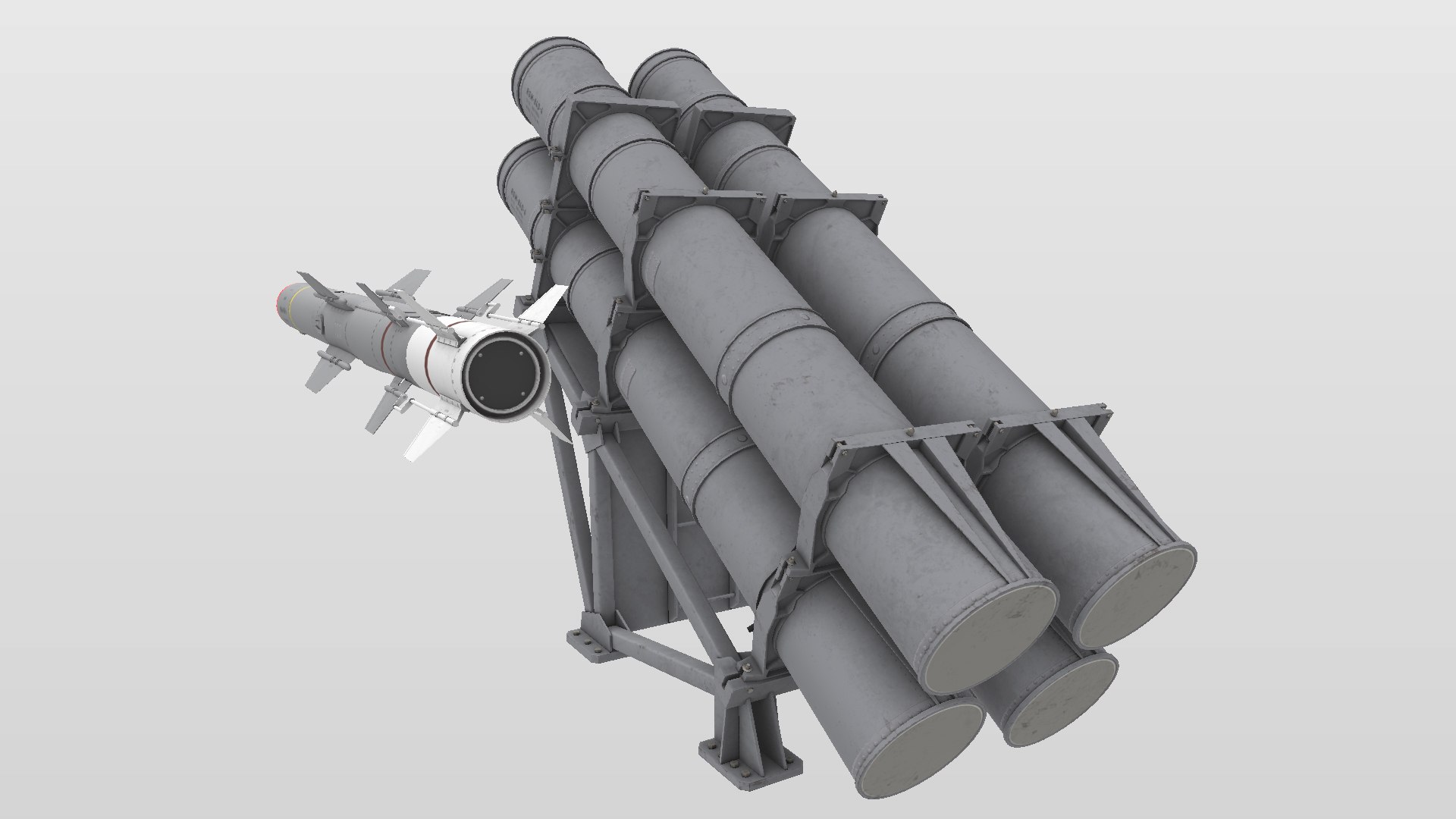 3D MK 141 Launcher And RGM 84 - TurboSquid 1975802