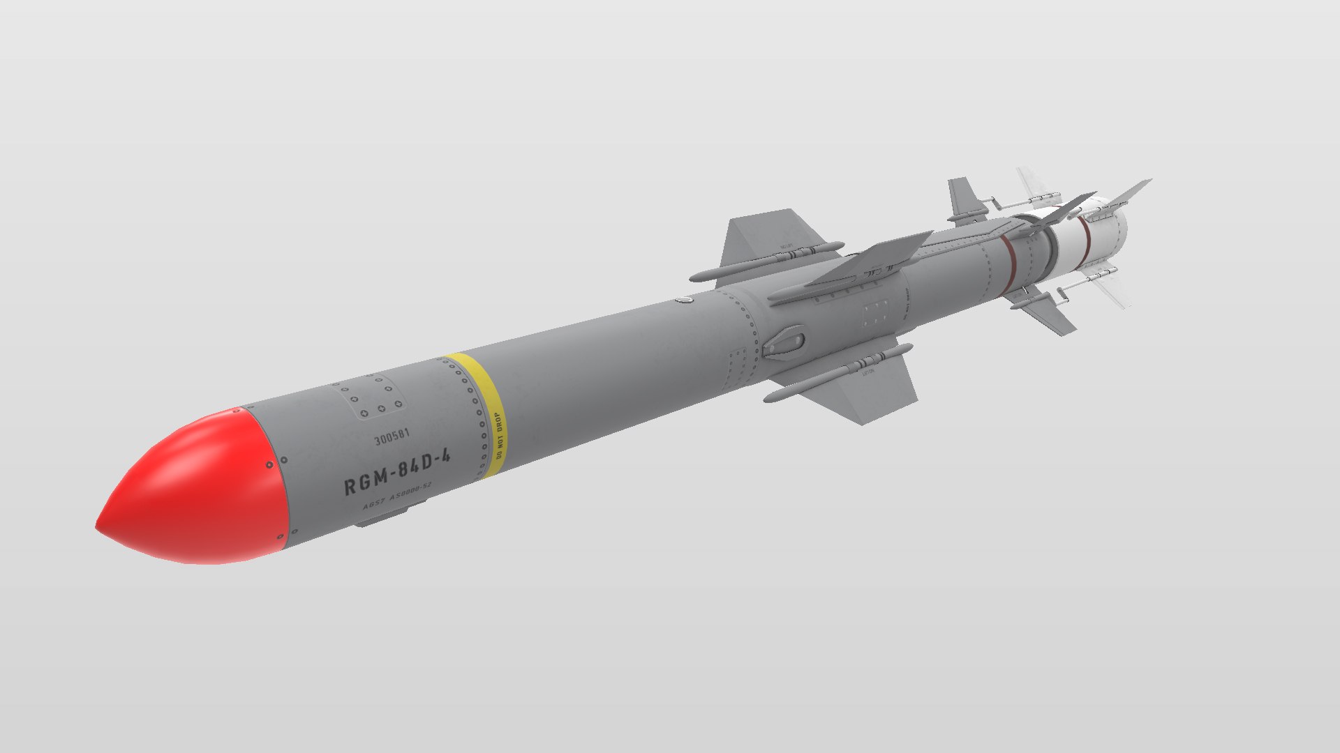 3D MK 141 Launcher And RGM 84 - TurboSquid 1975802