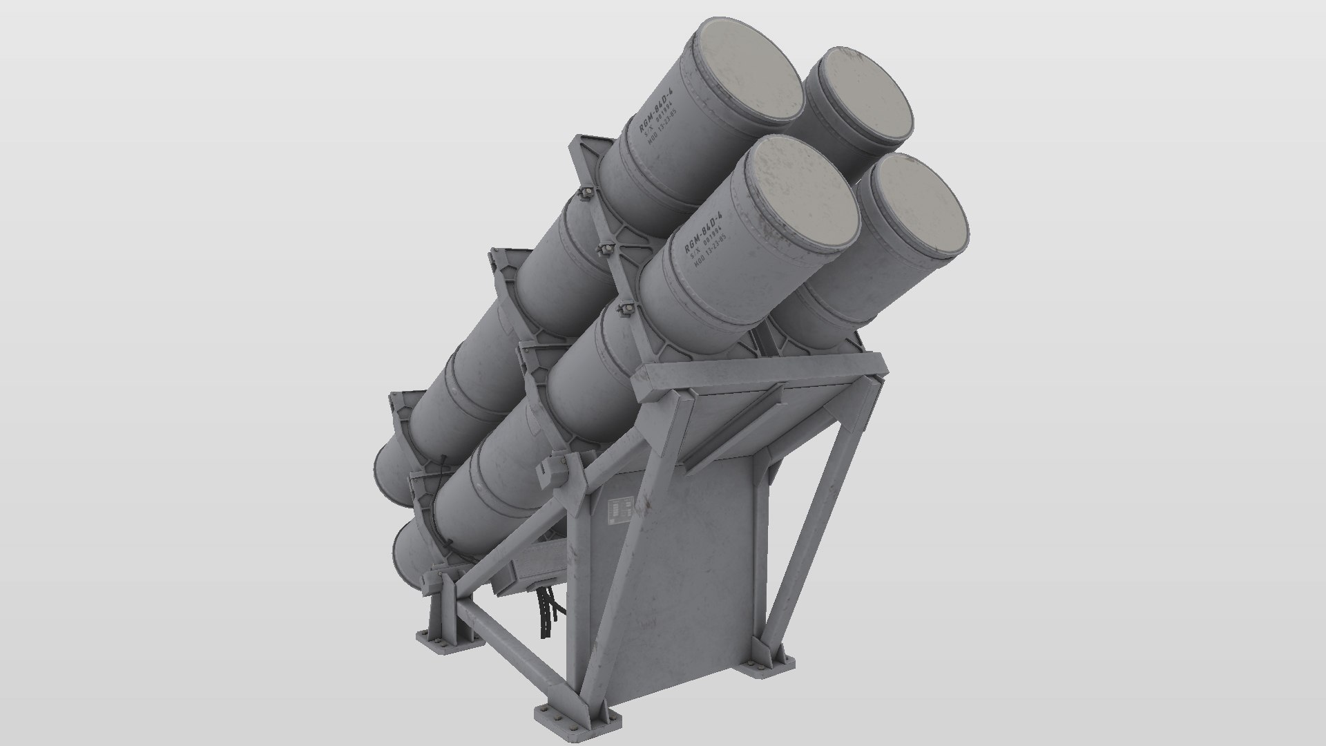 3D MK 141 Launcher And RGM 84 - TurboSquid 1975802