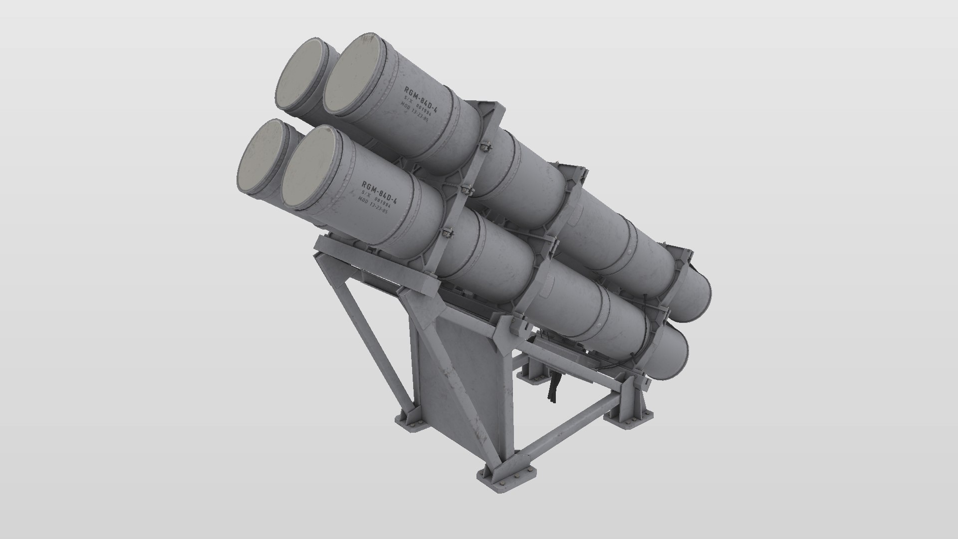 3D MK 141 Launcher And RGM 84 - TurboSquid 1975802