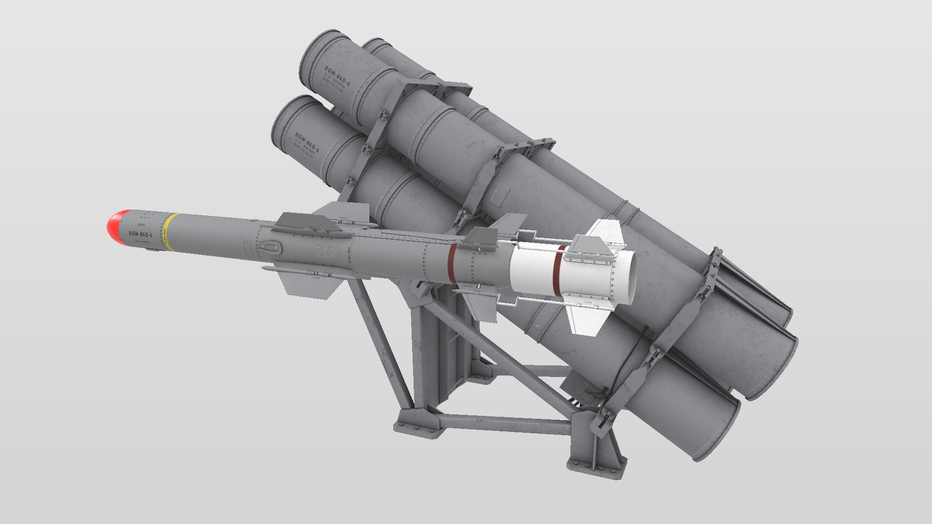 3D MK 141 Launcher And RGM 84 - TurboSquid 1975802