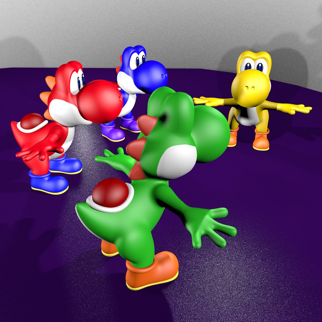 Yoshi 3d Model
