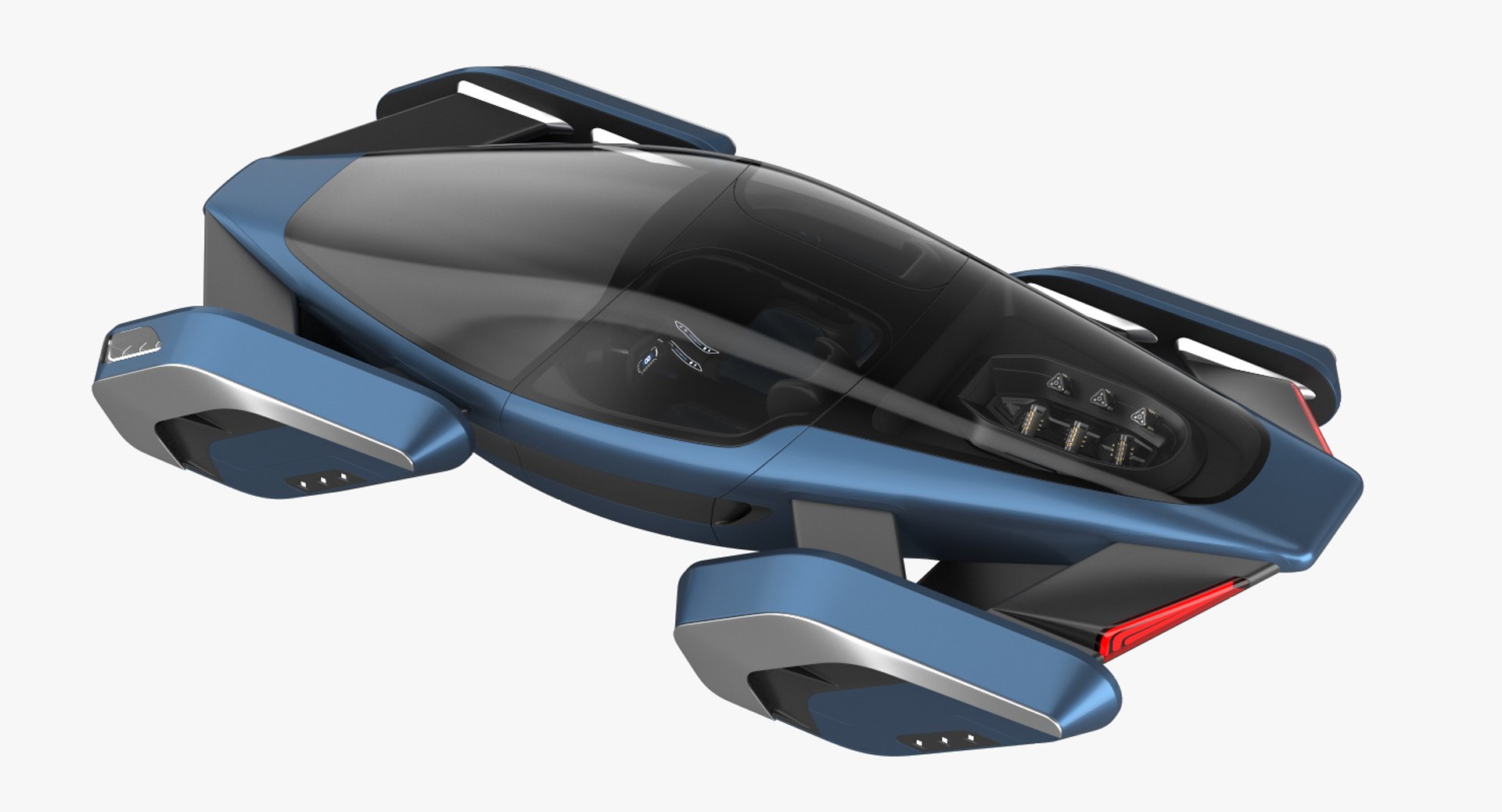 Hover car concept 3 model - TurboSquid 1336009