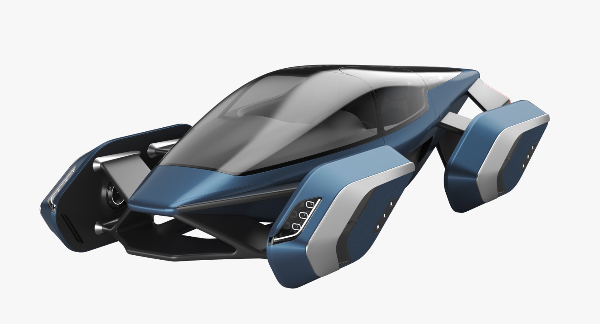 Hover Car Concept 3 Model - TurboSquid 1336009