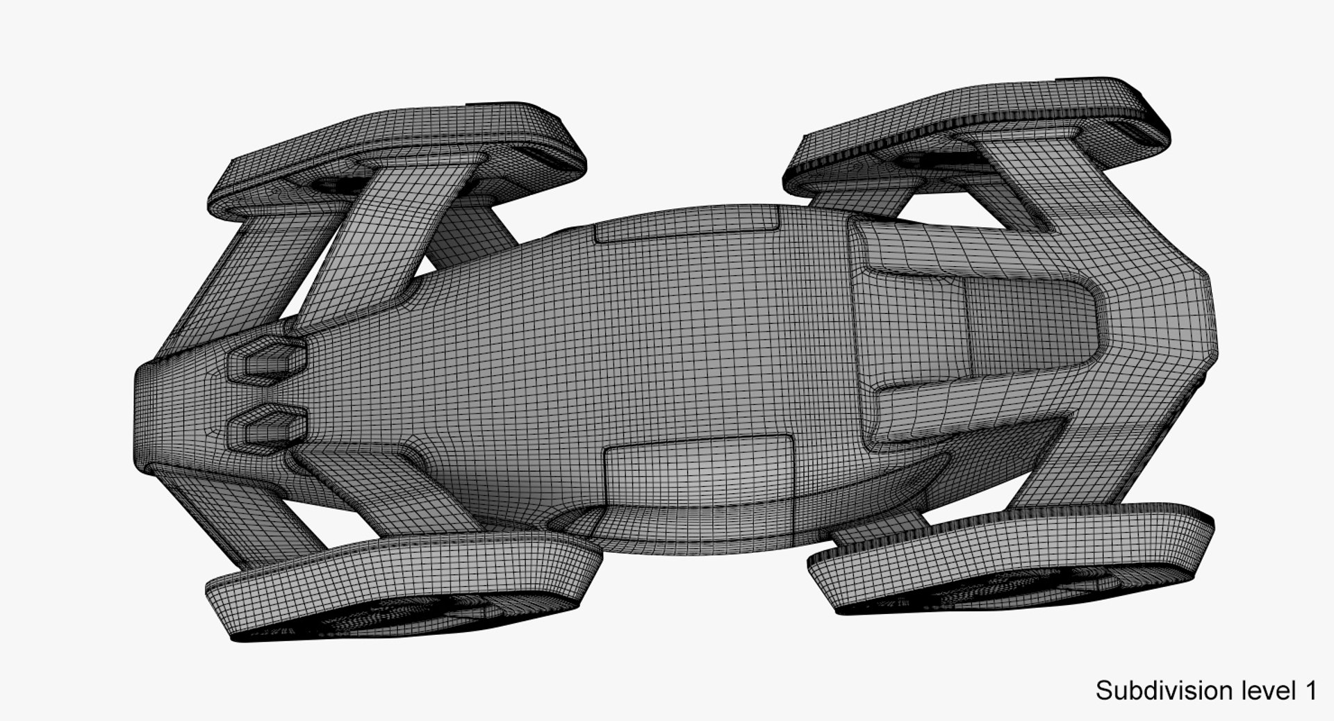 Hover car concept 3 model - TurboSquid 1336009