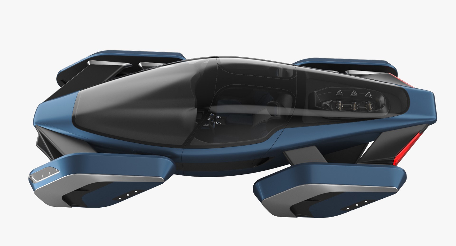 Hover Car Concept 3 Model - TurboSquid 1336009