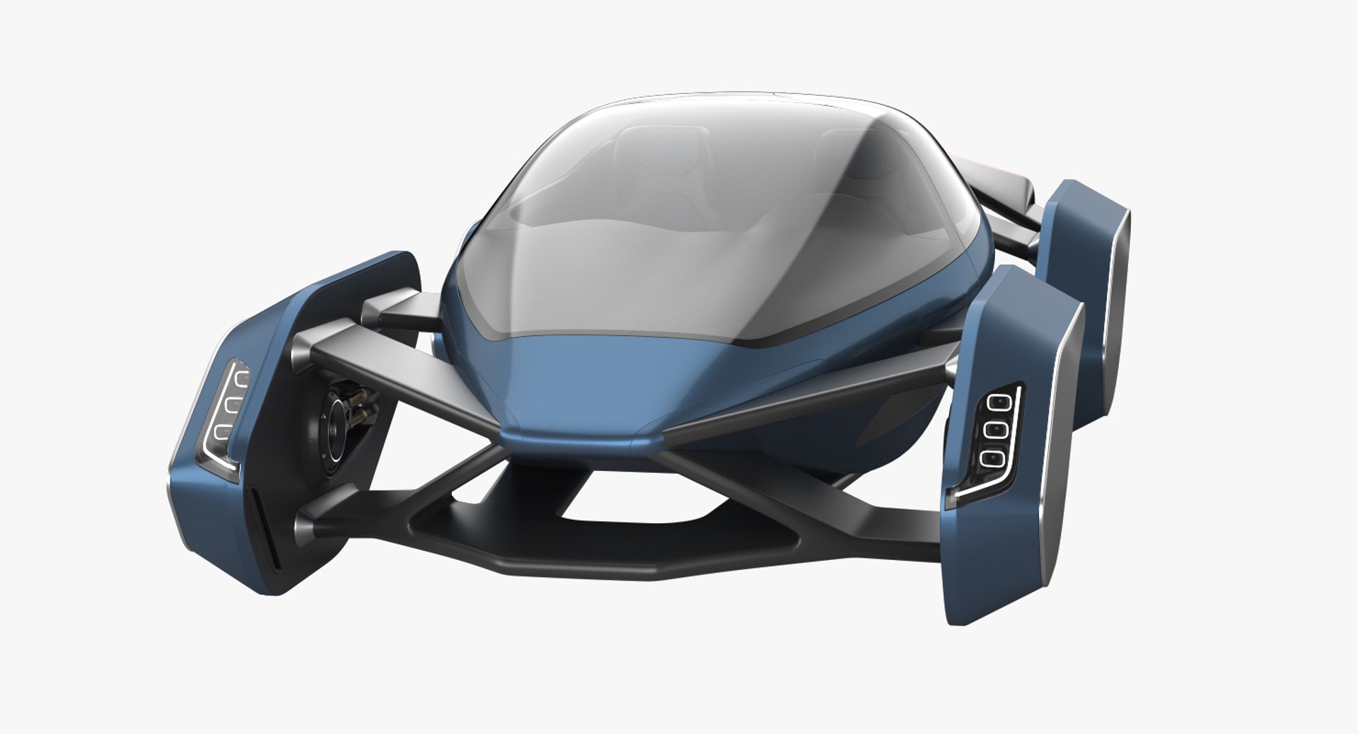 Hover Car Concept 3 Model - TurboSquid 1336009