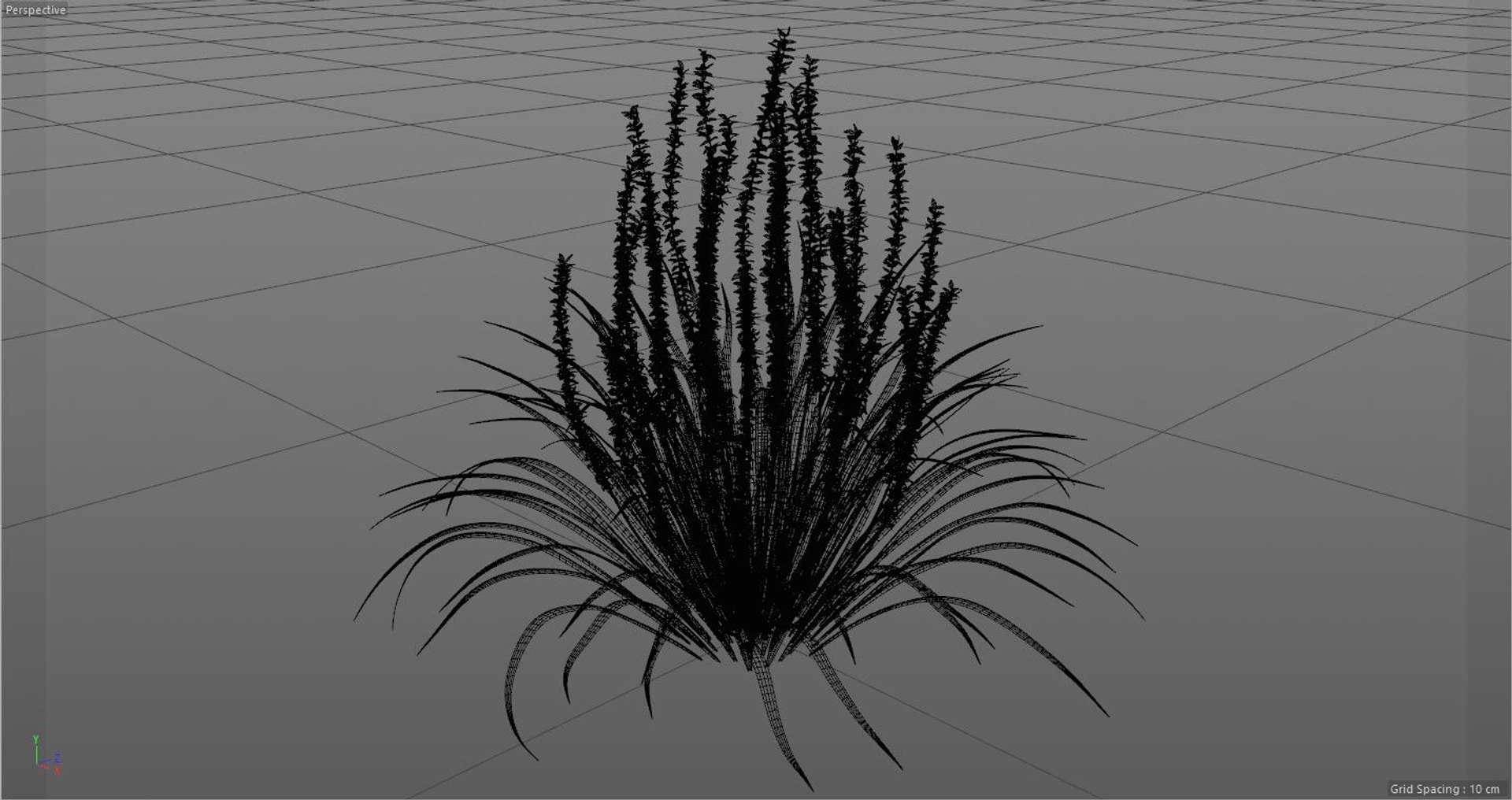 3D Flower Lily Turf Model - TurboSquid 1475966