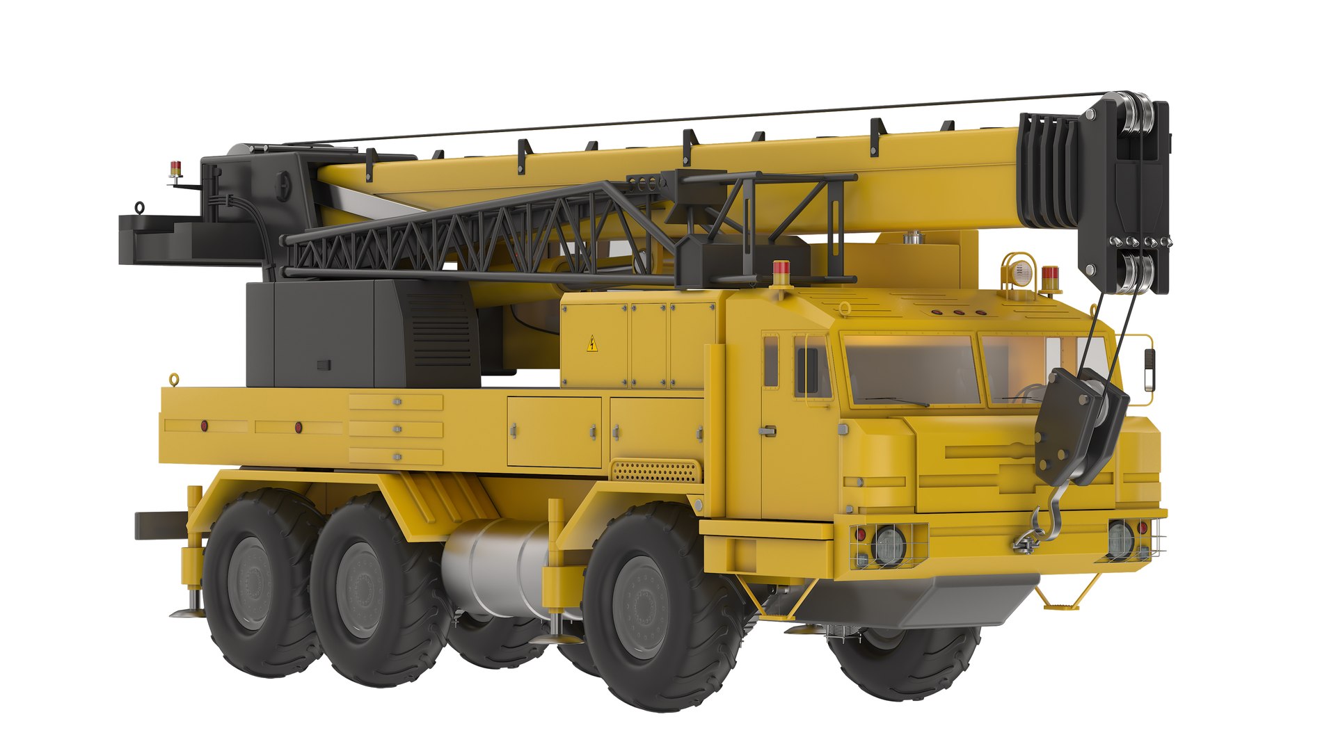 3D Mobile Crane Construction Vehicle Model - TurboSquid 2280269