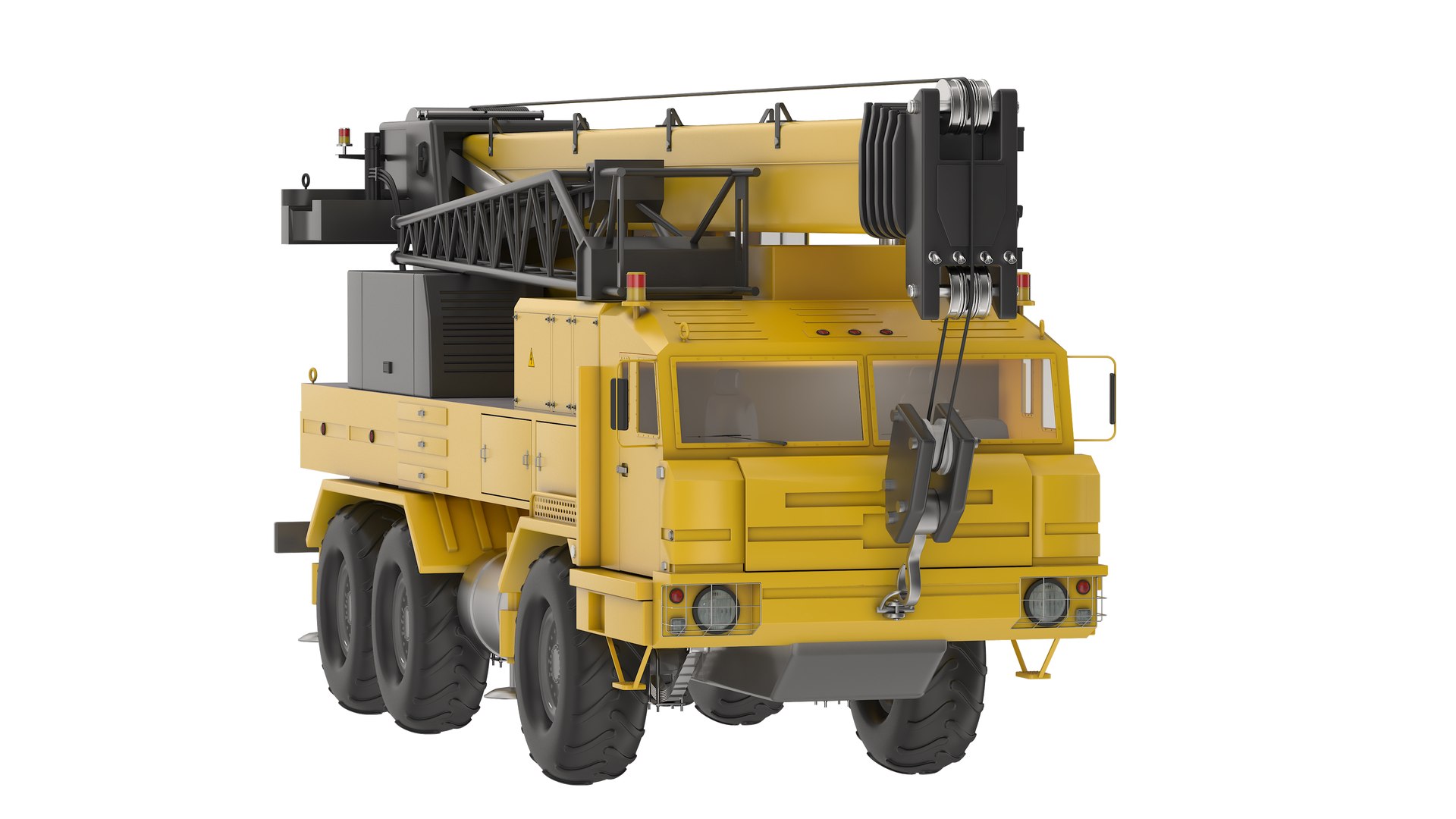 3D Mobile Crane Construction Vehicle Model - TurboSquid 2280269