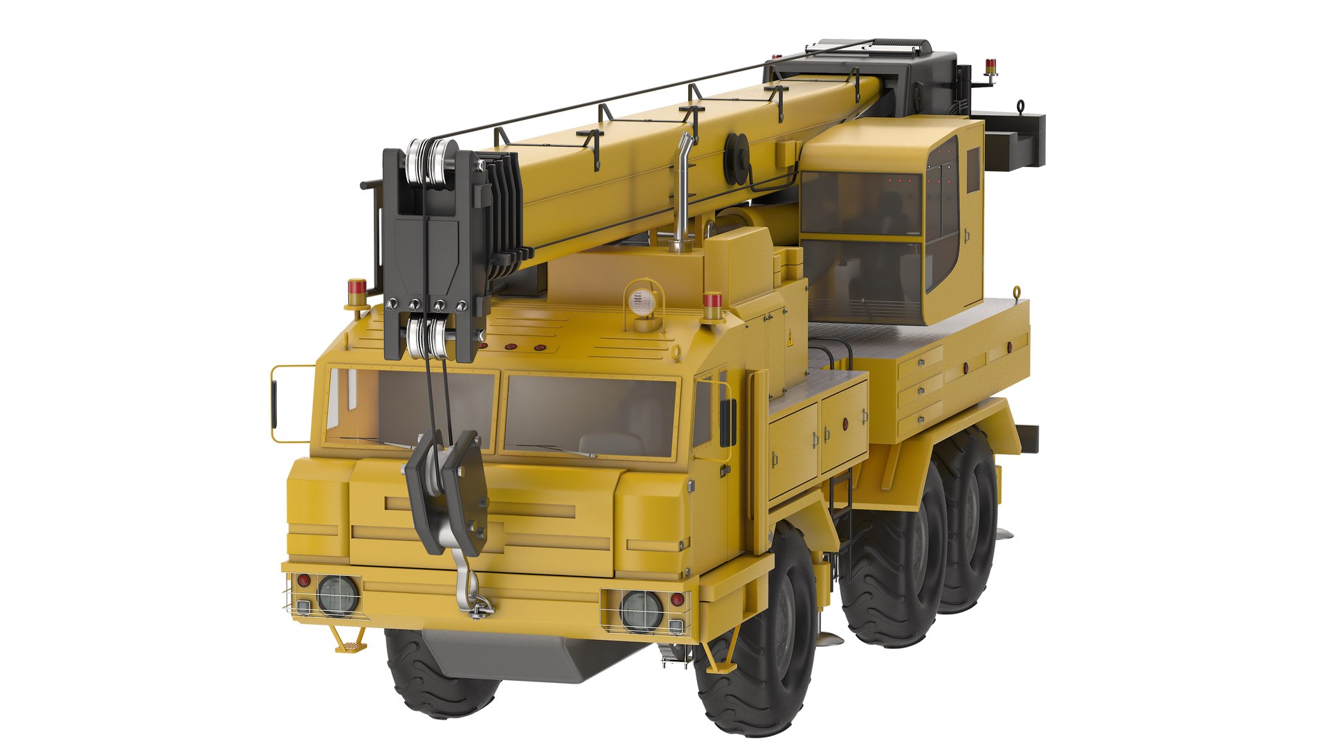 3D Mobile Crane Construction Vehicle Model - TurboSquid 2280269