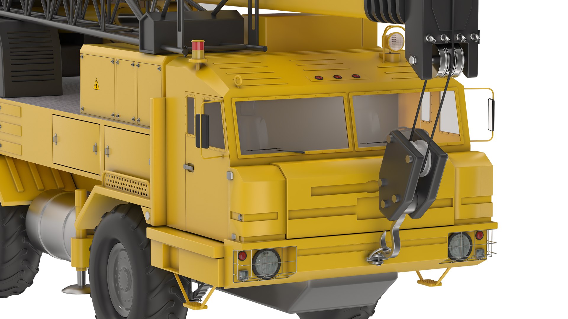 3D Mobile Crane Construction Vehicle Model - TurboSquid 2280269