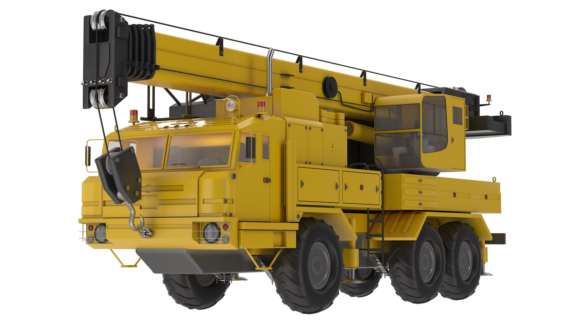 3D Mobile Crane Construction Vehicle Model - TurboSquid 2280269