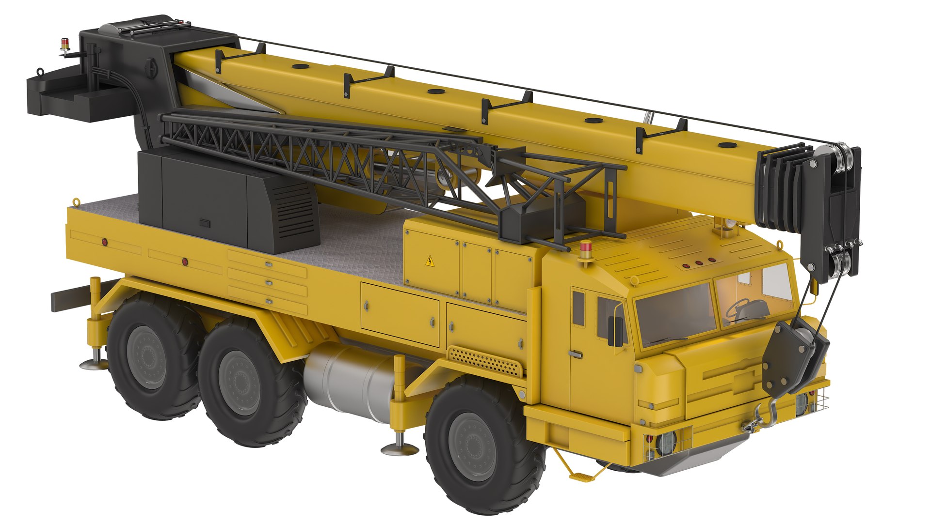3D Mobile Crane Construction Vehicle Model - TurboSquid 2280269