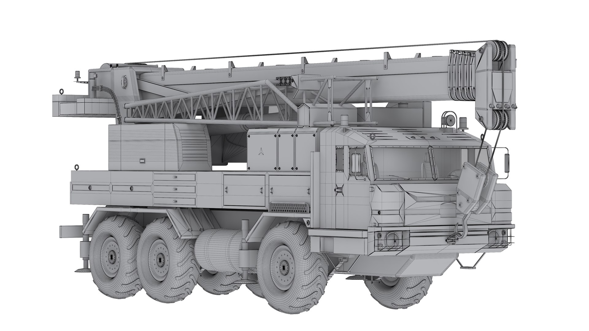 3D Mobile Crane Construction Vehicle Model - TurboSquid 2280269