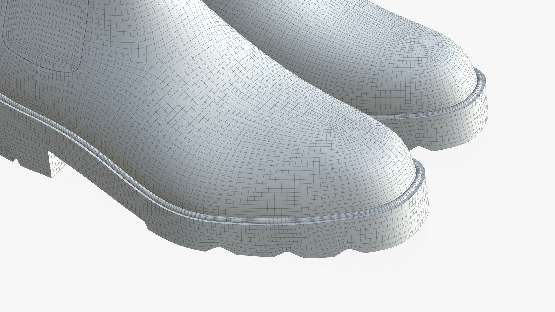 Leather Boots Realistic Black 3D model - TurboSquid 1958162