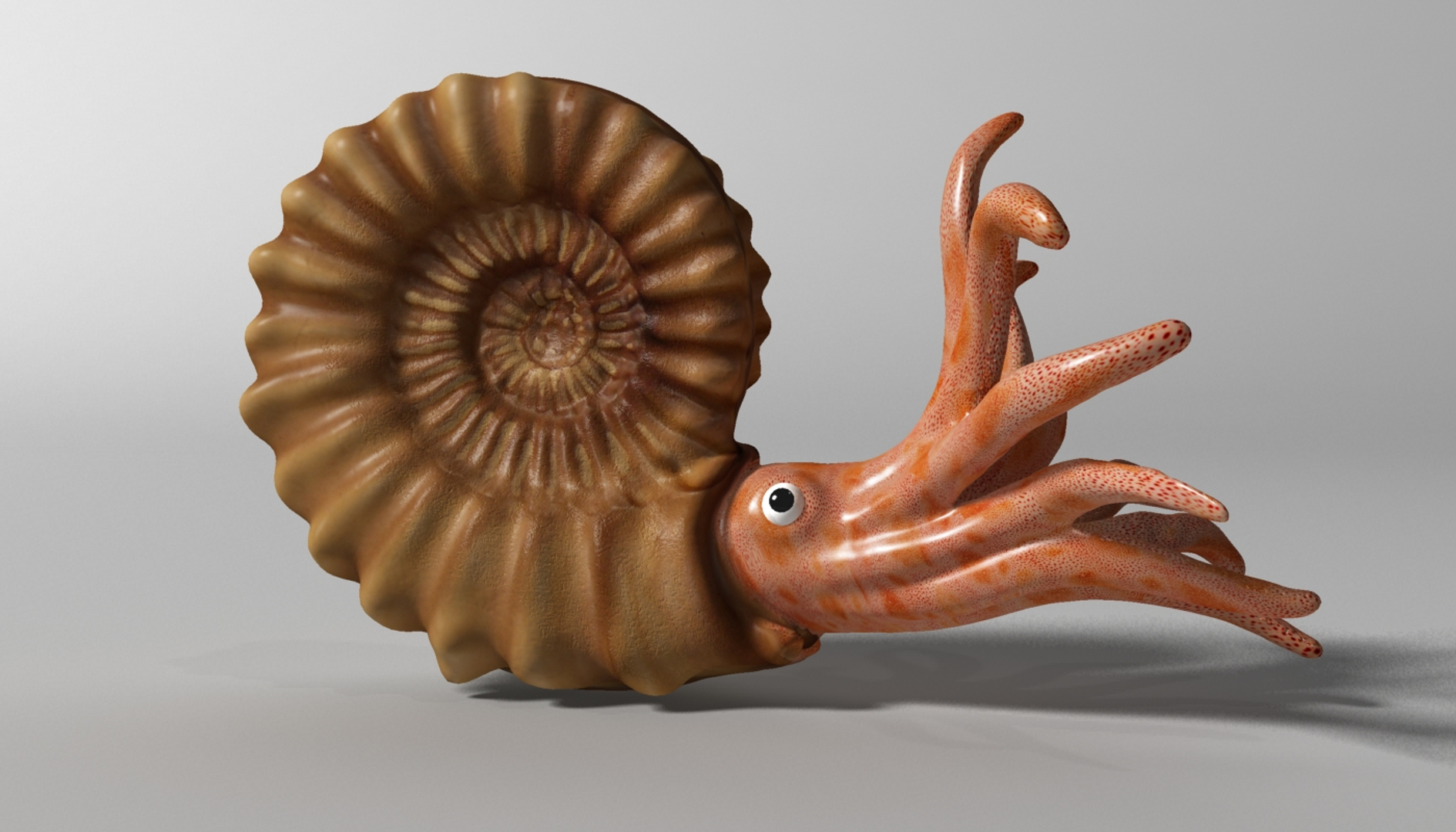 3D Model Ammonites Complete Underwater Scene - TurboSquid 1256089