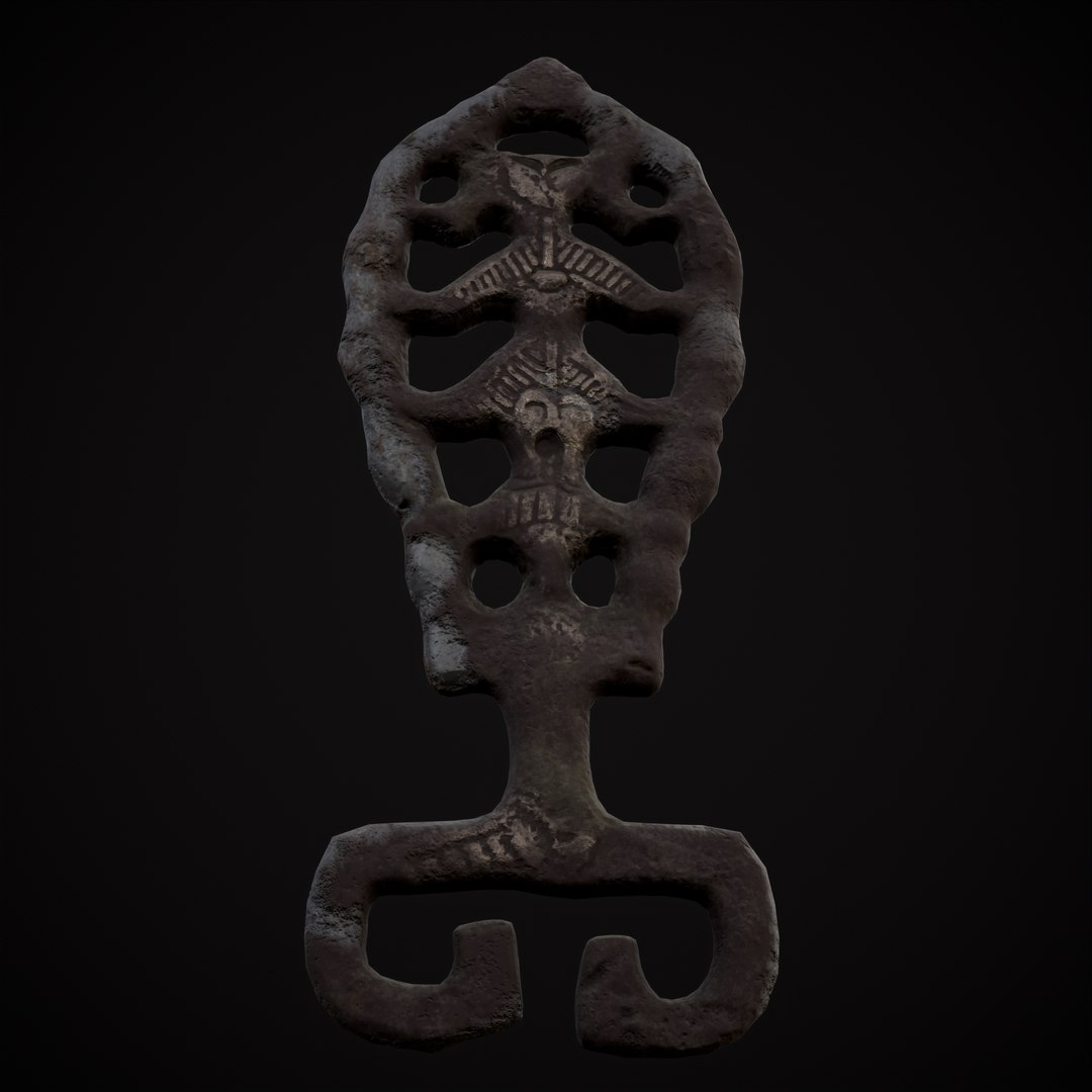 Viking Pendant Key 3D Model - TurboSquid 2095231