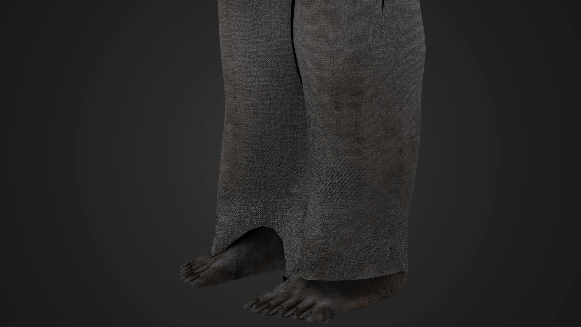 Pbr Zombie Scary Daemon Model - TurboSquid 1556402