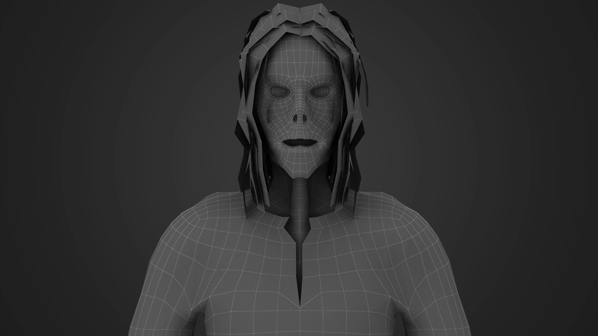 Pbr zombie scary daemon model - TurboSquid 1556402