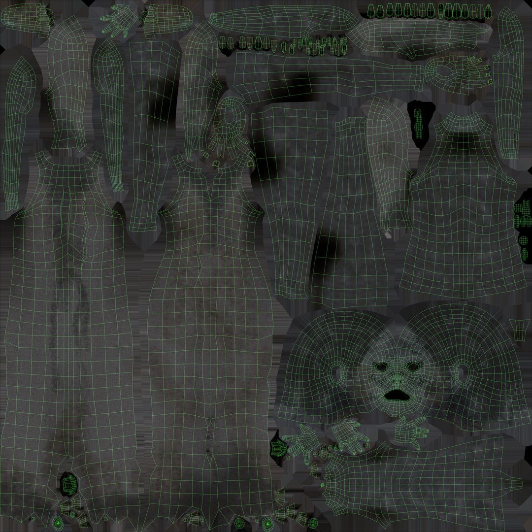 Pbr zombie scary daemon model - TurboSquid 1556402