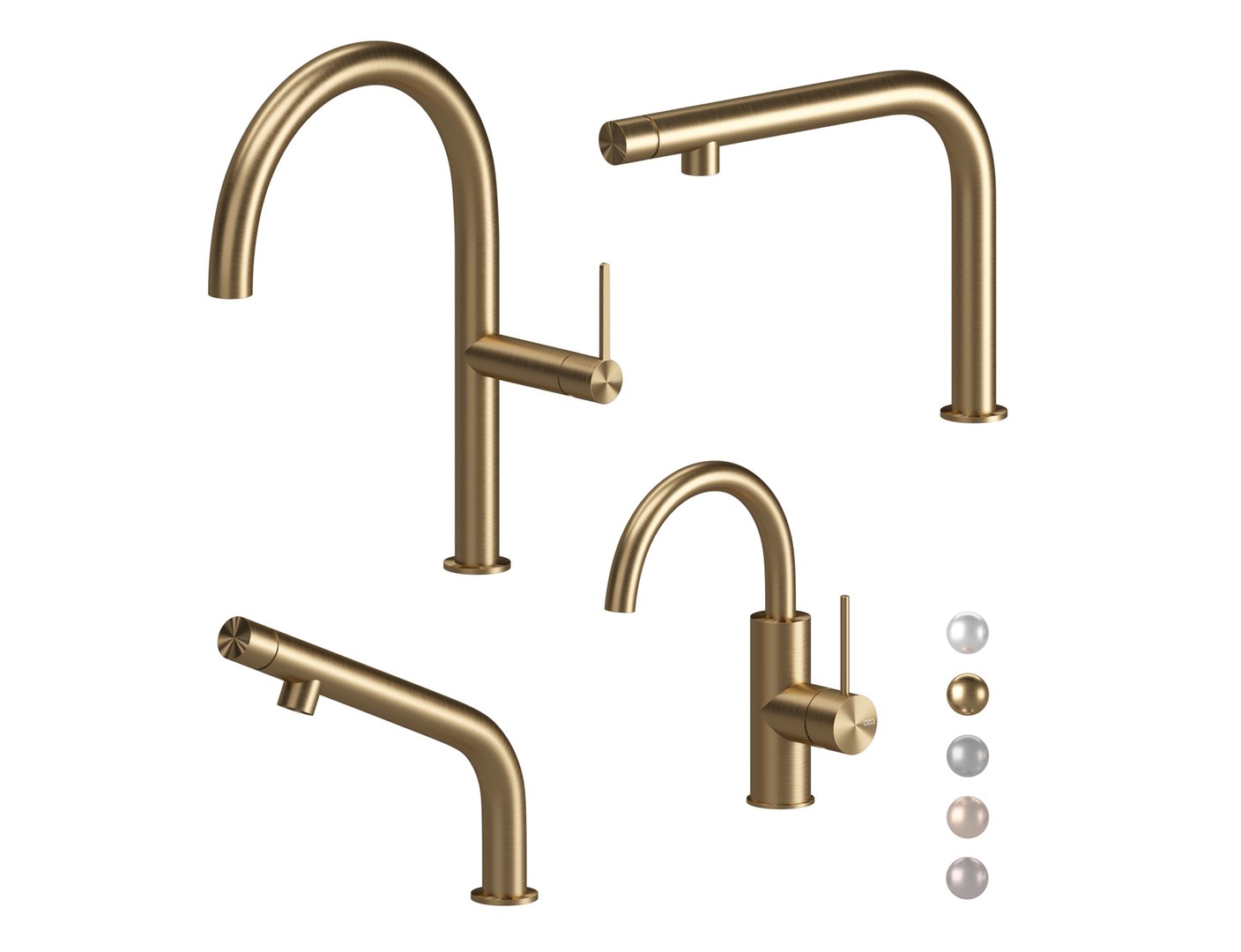 3D Kitchen Faucets CEA Set 02 - TurboSquid 1906118
