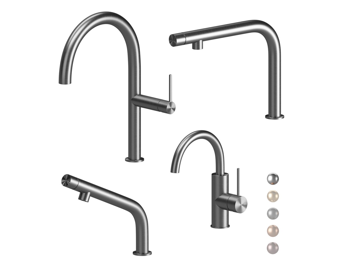 3D Kitchen Faucets CEA Set 02 - TurboSquid 1906118