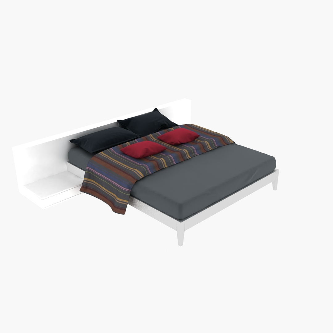 3d Model Levels Bed Large