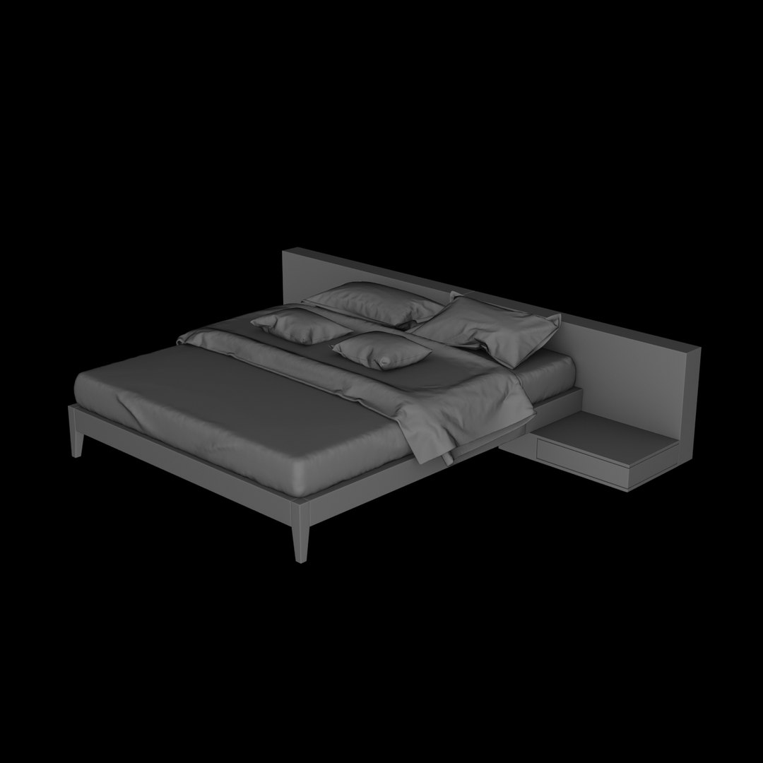 3d Model Levels Bed Large