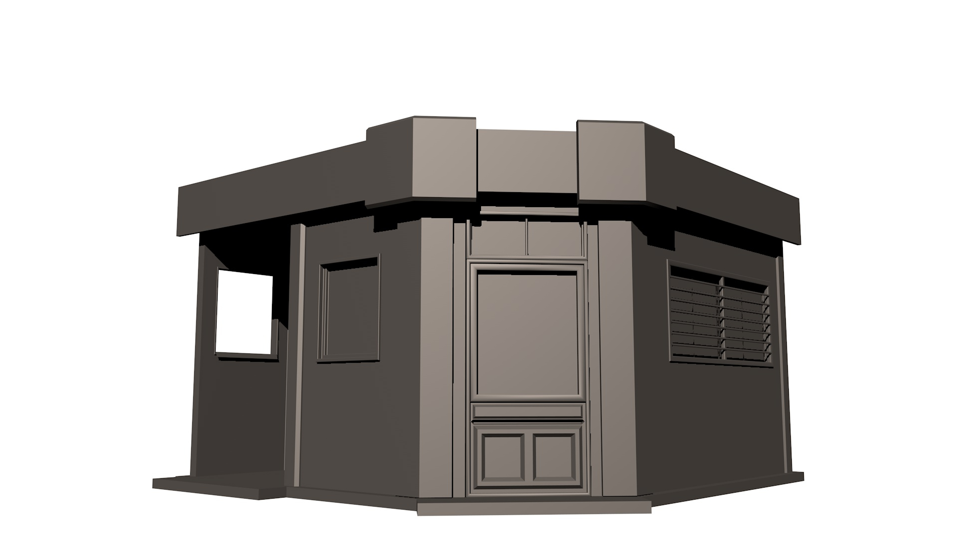 Free Single Shop Model - TurboSquid 2289712