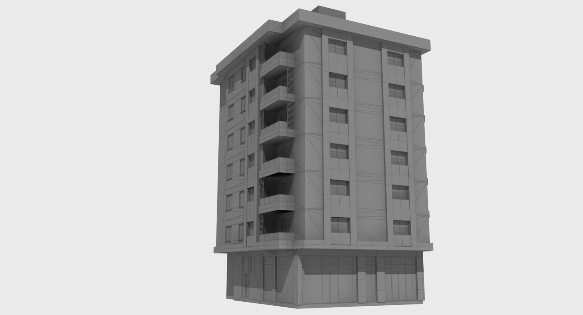 Realistic Modern Building 3D Model - TurboSquid 1383057