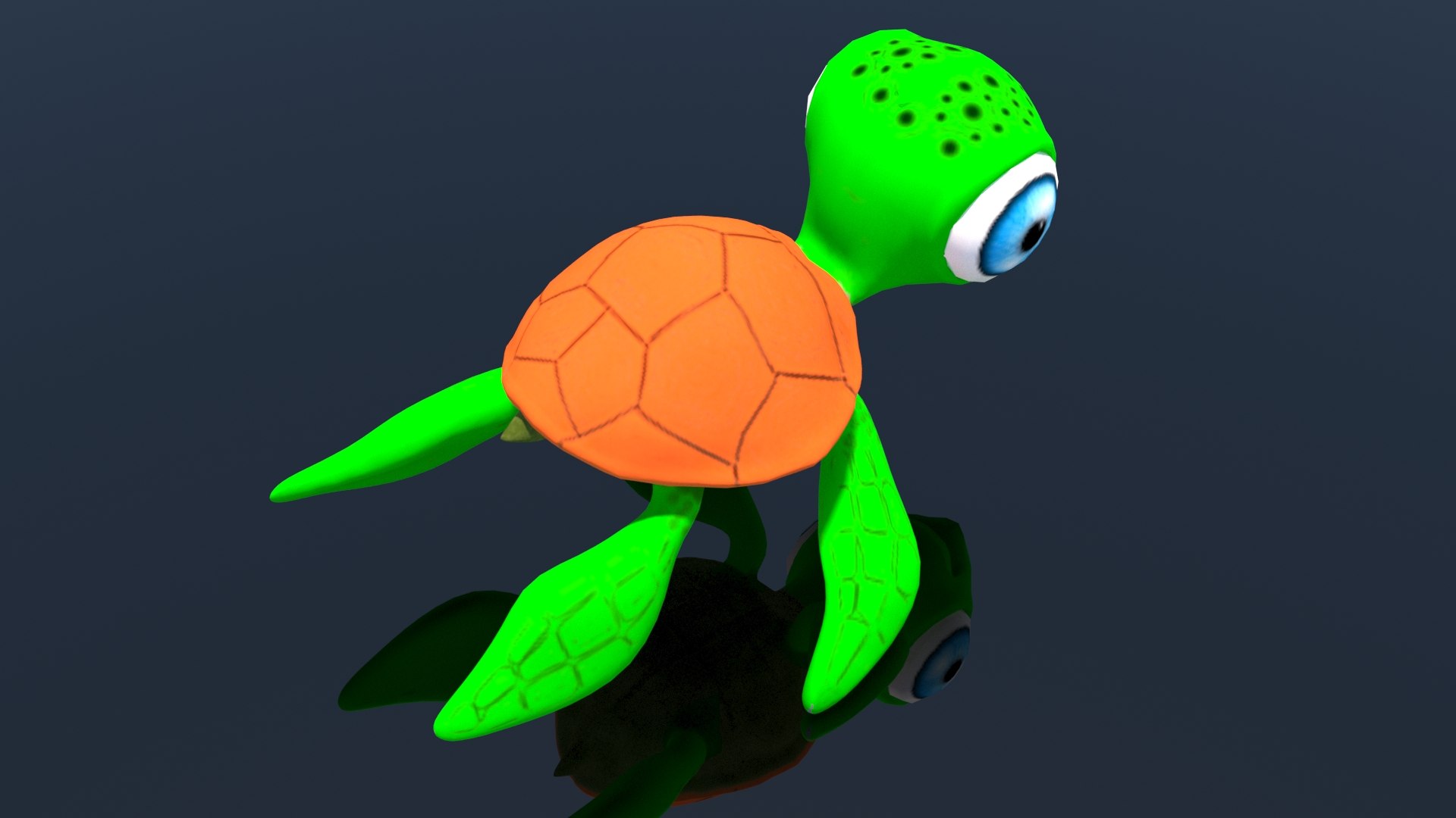 Cartoon Turtle 3D Model - TurboSquid 1149918