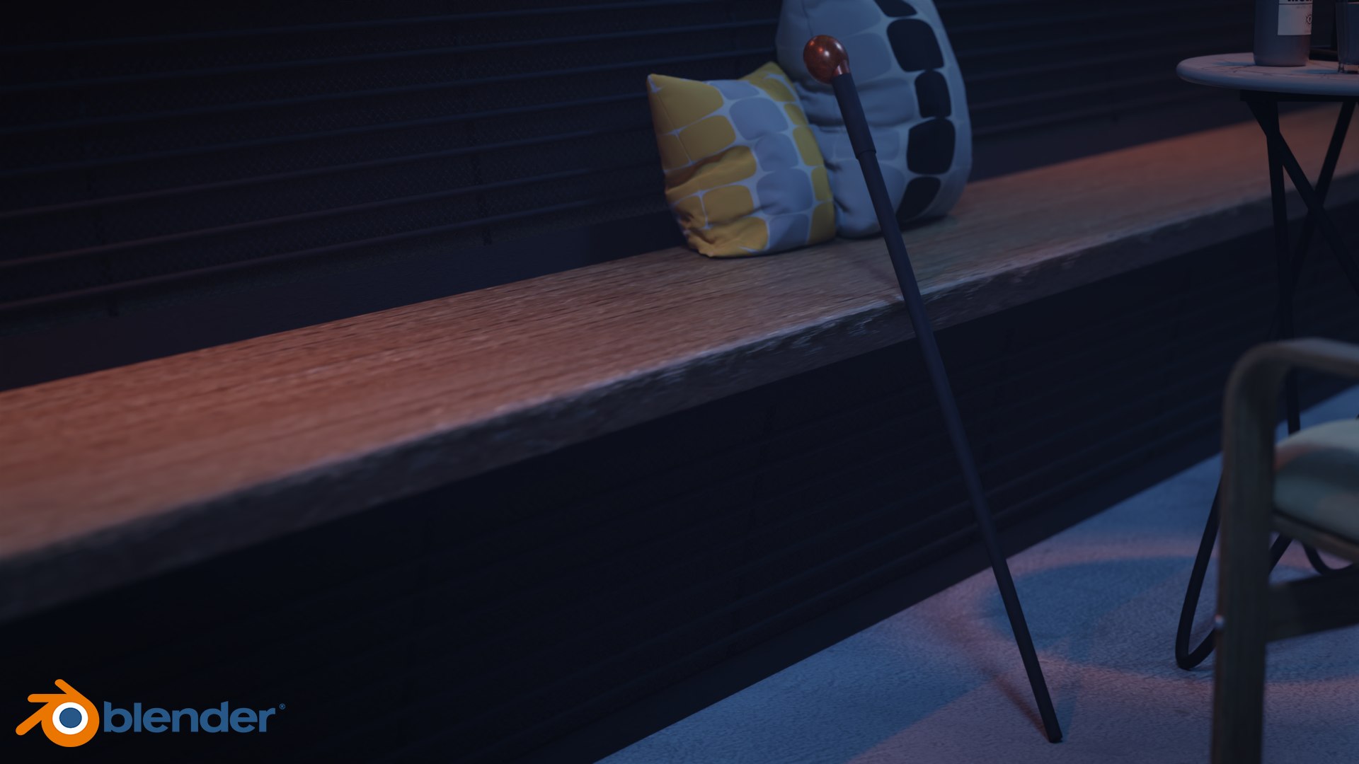 3D Model Alex Walking Stick A Clockwork Orange Low-poly - TurboSquid ...
