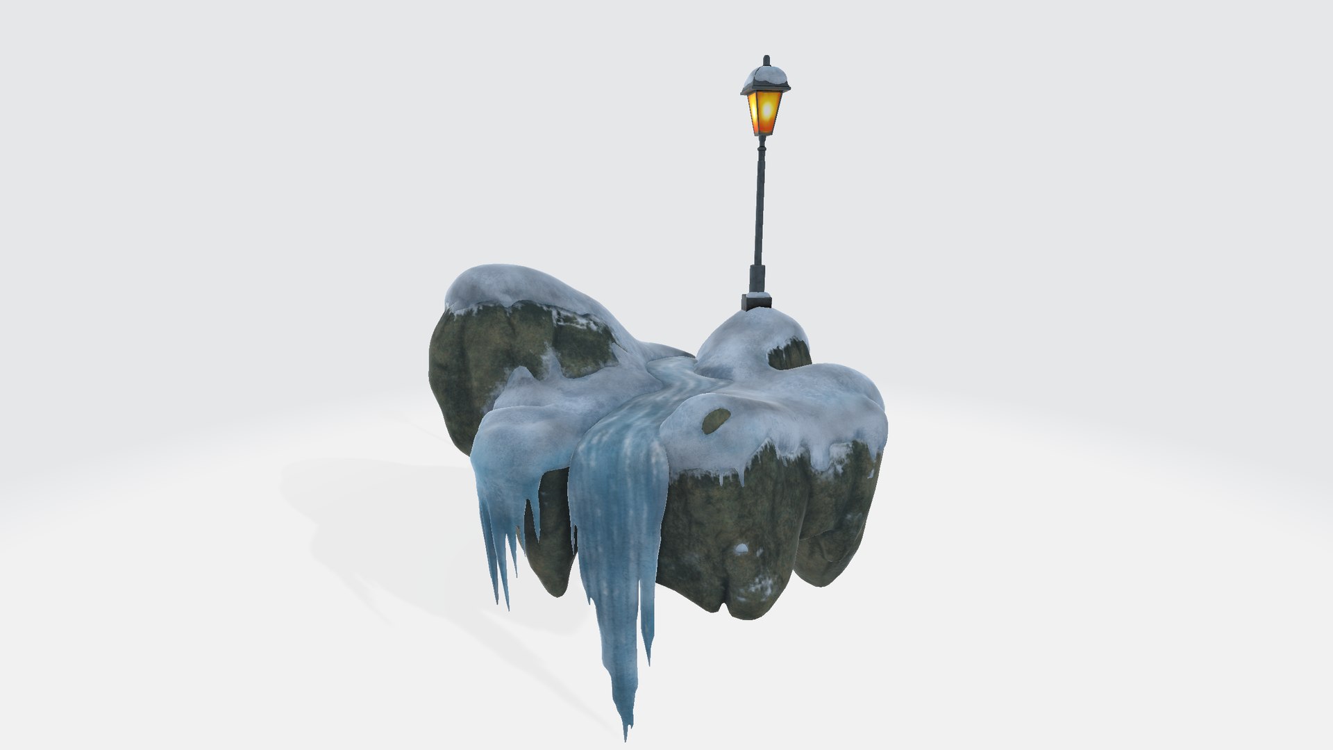 Create Snow Scene 3D Model - TurboSquid 1493726
