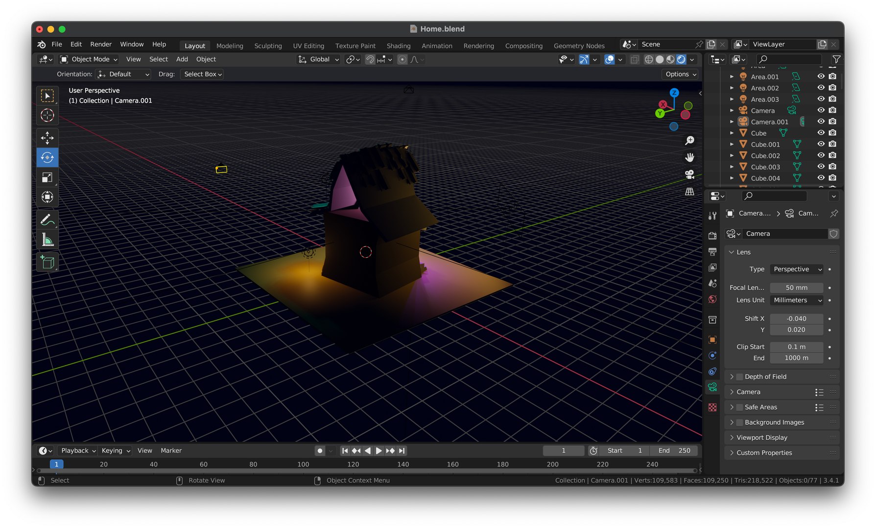 Witch House Blender Model 3D - TurboSquid 2052968