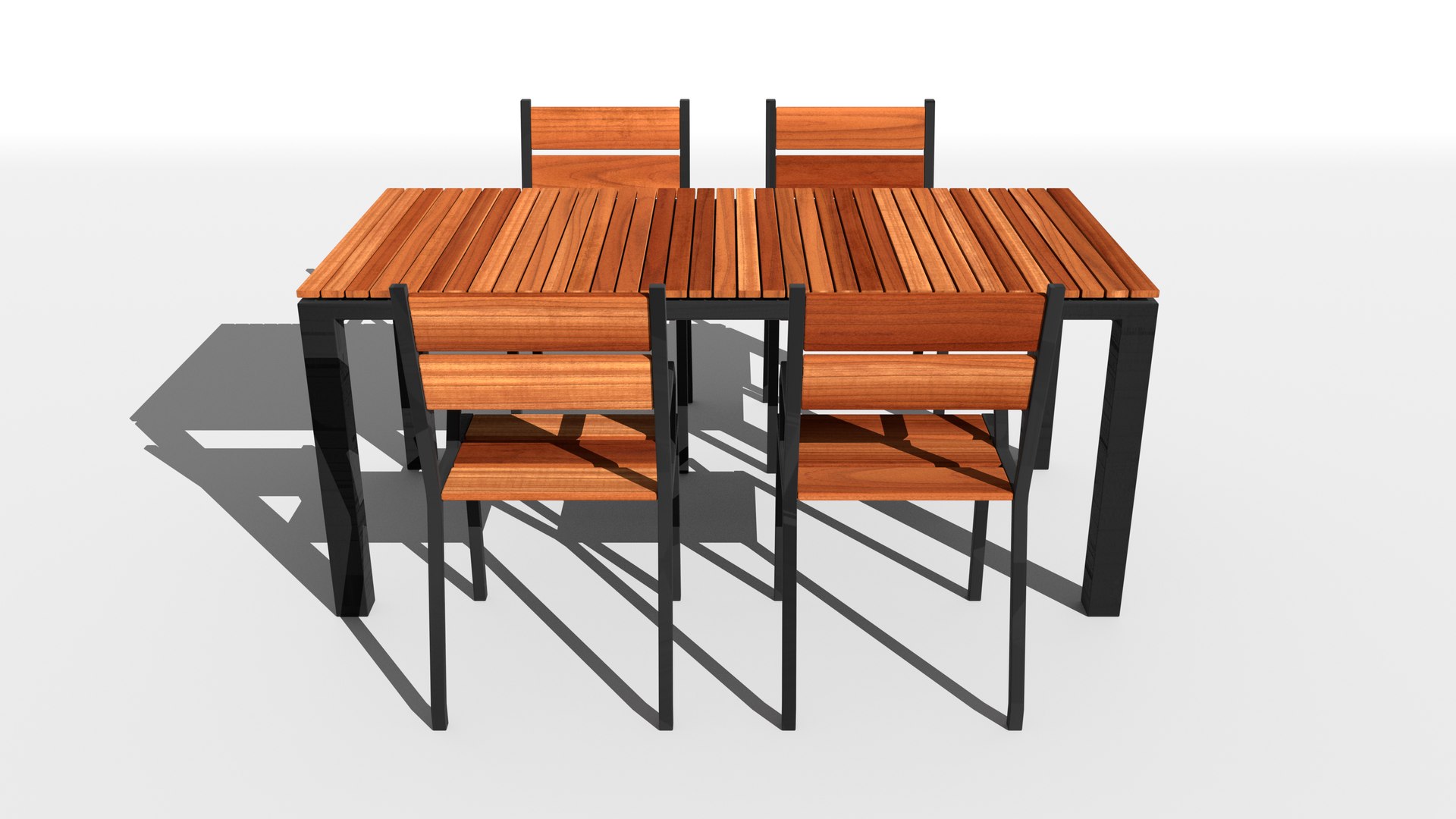 3D Garden Table 2 Model - TurboSquid 2019245