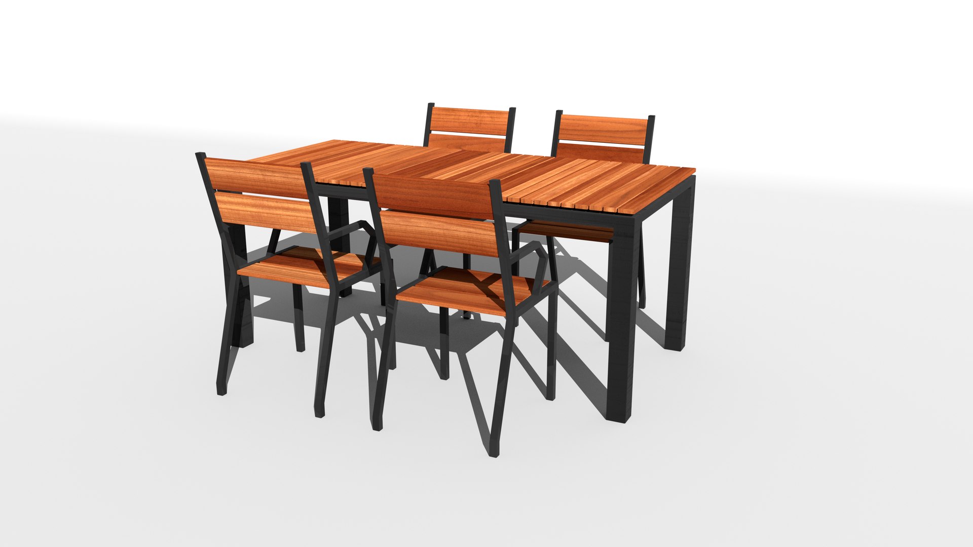 3D Garden Table 2 Model - TurboSquid 2019245