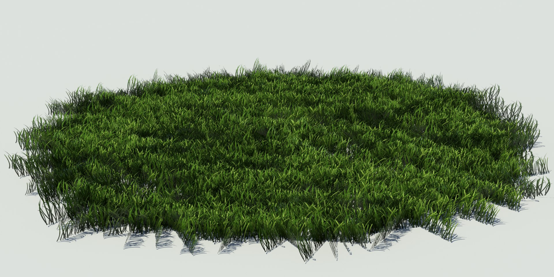 3d Grass Lawn Model