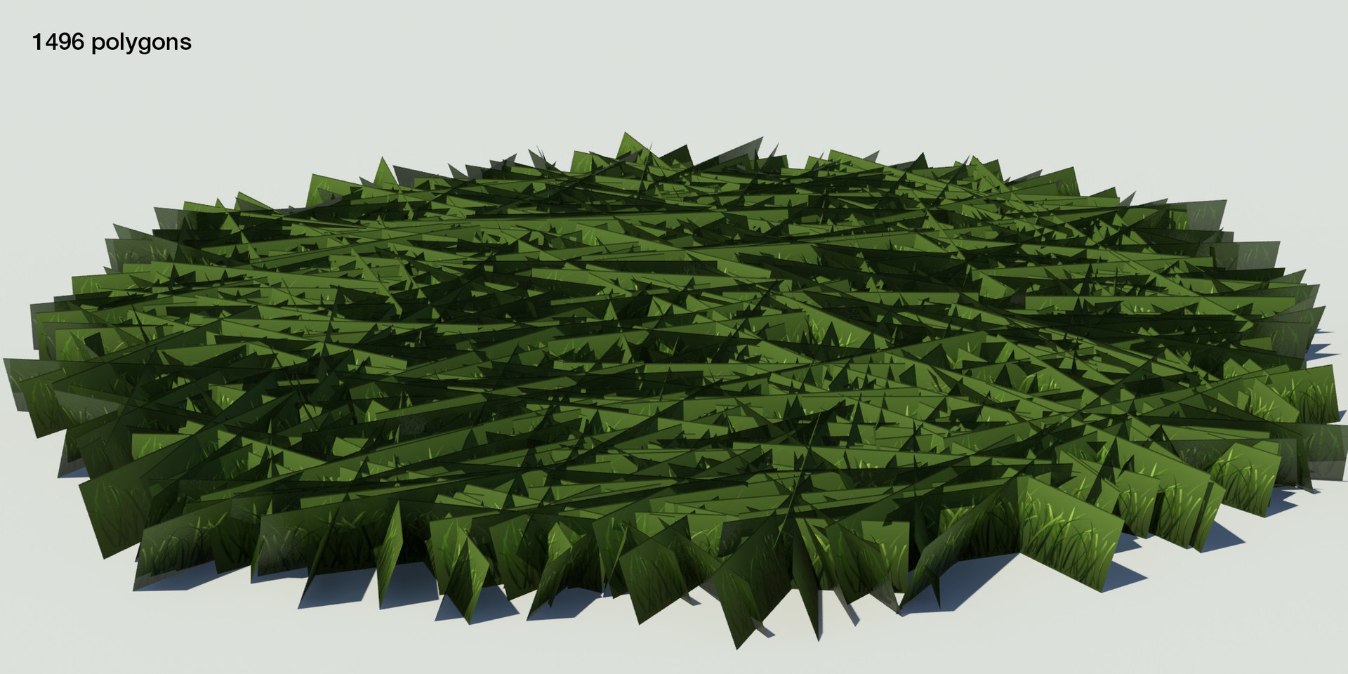3d Grass Lawn Model