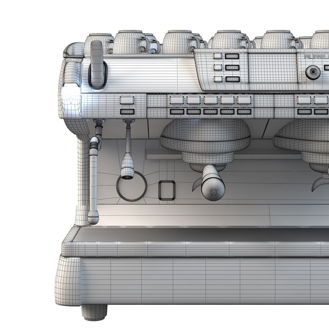 3D Coffee Machine Model - TurboSquid 1348138