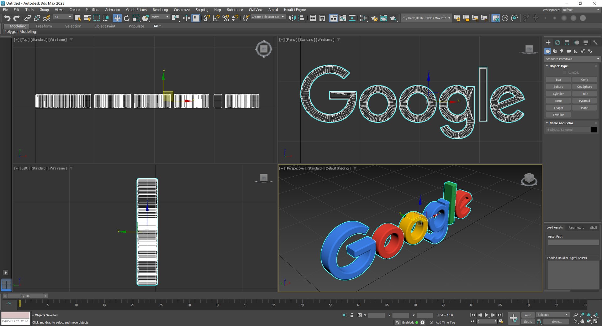 Google Logo 3d LOGO Pbr Model PBR 3D - TurboSquid 2520875