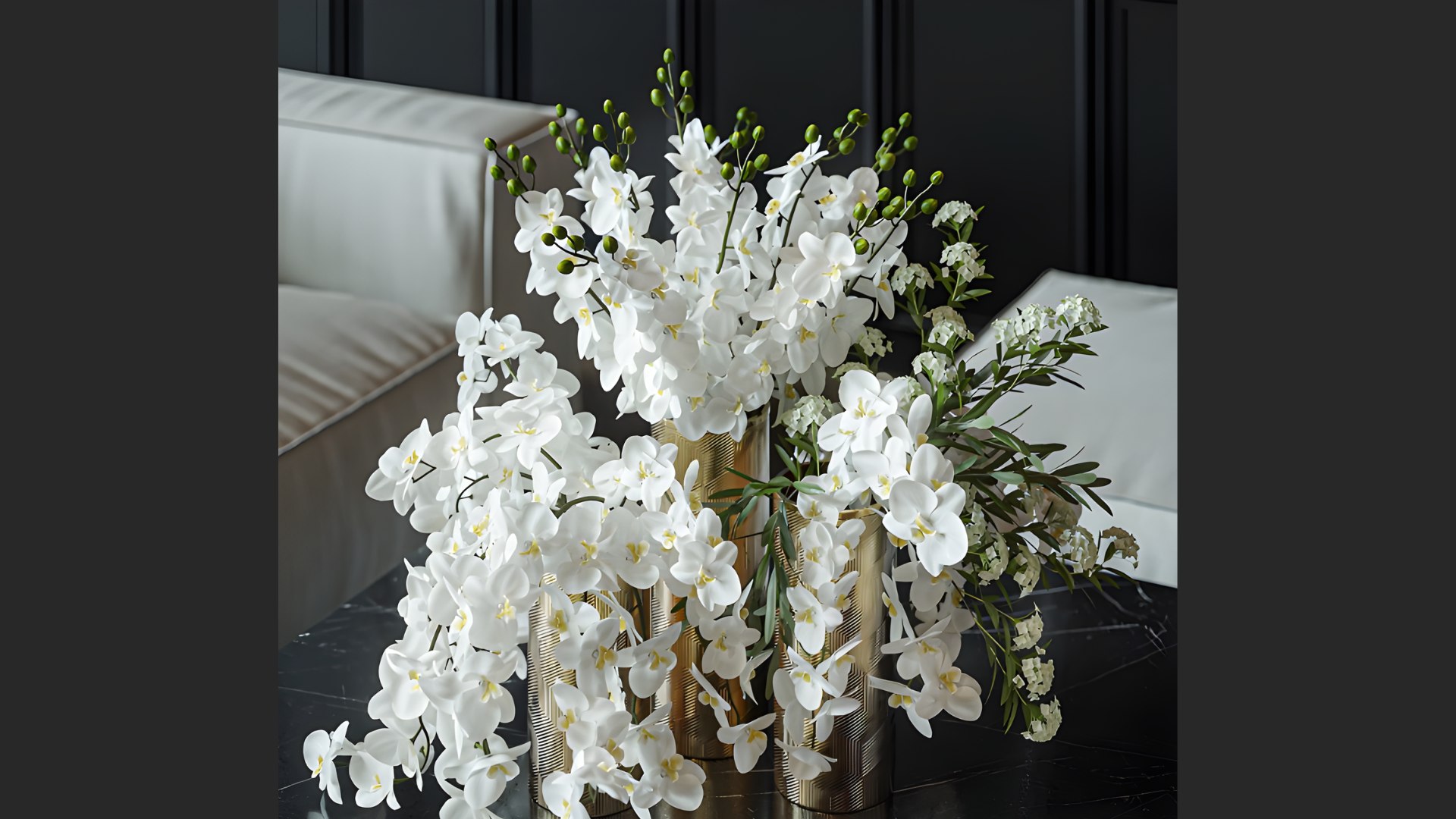 3D Orchids Flower Set Model - TurboSquid 2084006