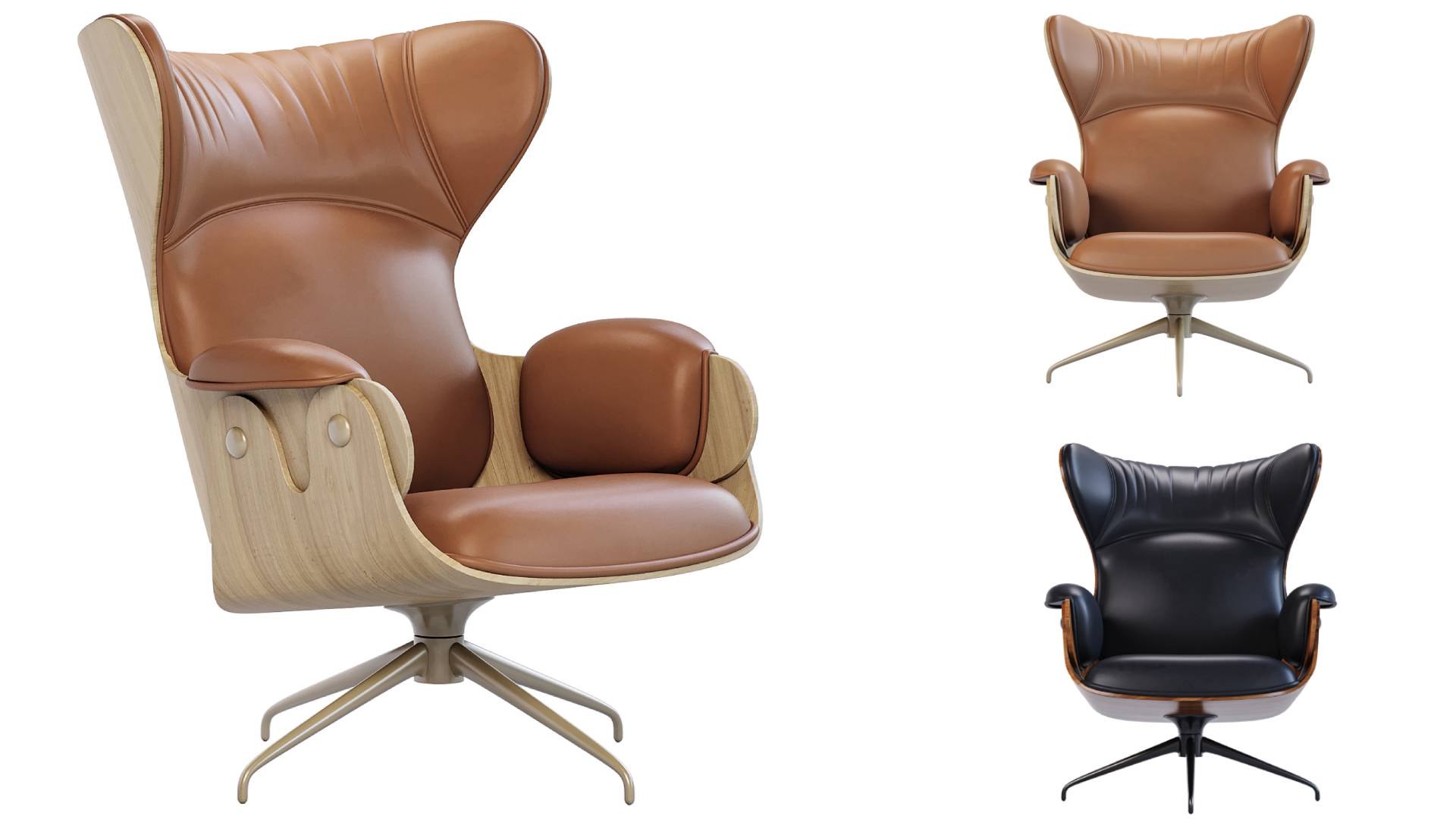 Armchairs Jaime Hayon 3D model - TurboSquid 2138769