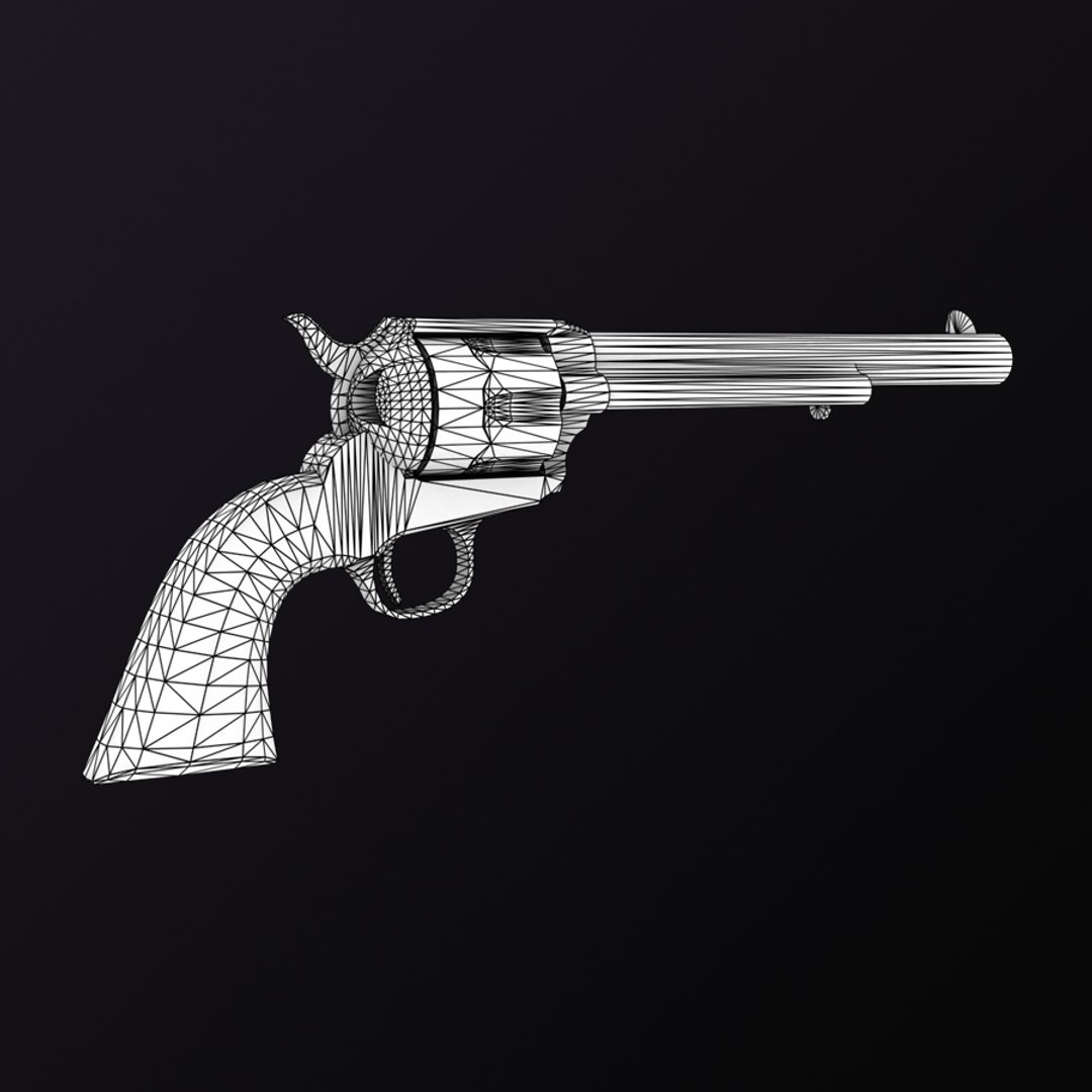 3d Model 1873 Colt Single Action